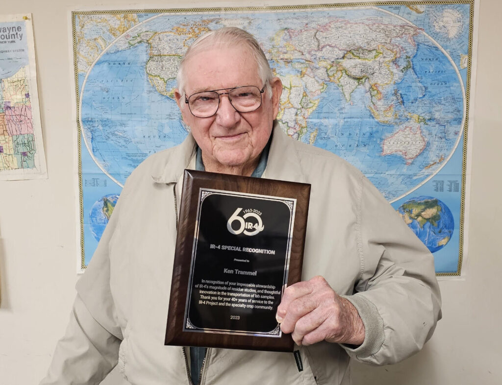 Ken Trammel Honored With Special Recognition by The IR-4 Project – IR-4 ...